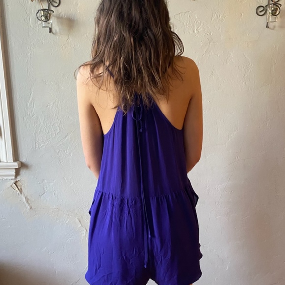 Michelle Mason | Pants & Jumpsuits | Michelle Mason Deep Purple Silk ...